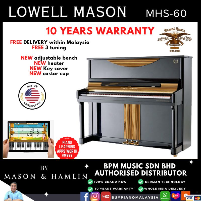 Elevate Your Melodies: Lowell Mason MHS60 Upright Piano - Exceptional ...